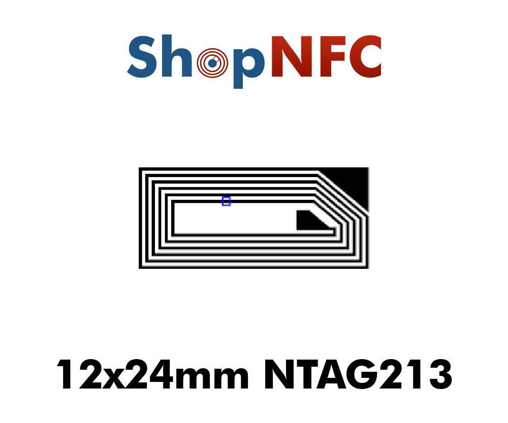 NFC Stickers NTAG213 12x24mm - Shop NFC