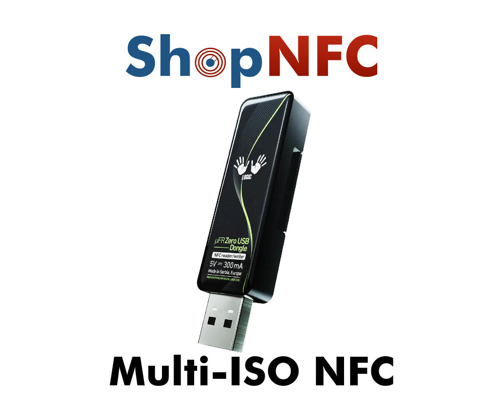 uFR Zero - Lector/Grabador NFC Multi-ISO en formato Pendrive USB - Shop NFC