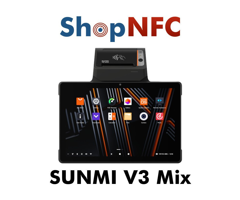 SUNMI V3 Mix - Terminal móvil inteligente - GMS - Shop NFC