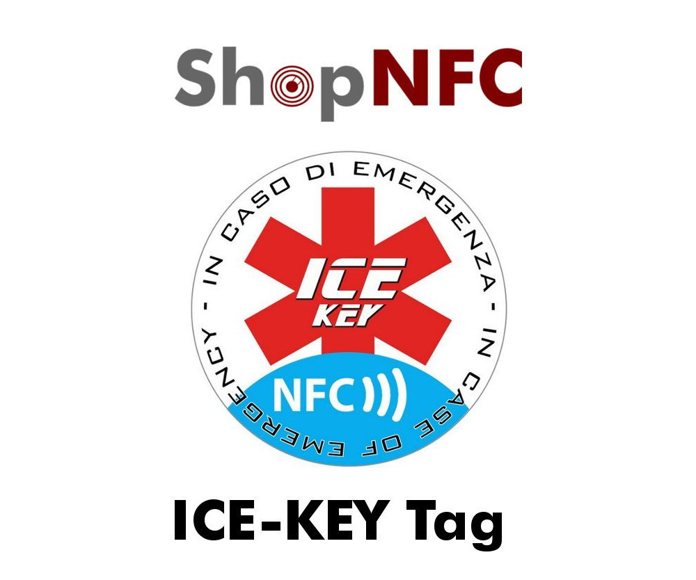 ICE-KEY Tag for Emergency - Shop NFC