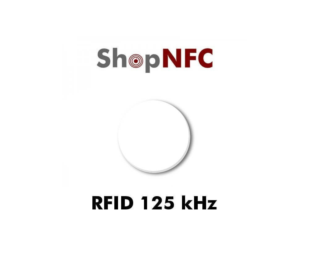 Tags en PVC adhésifs Rfid 125 kHz r/o - Shop NFC